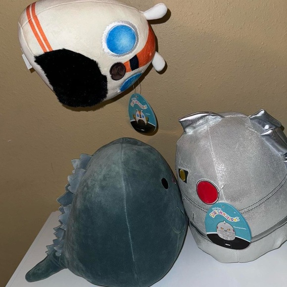 Squishmallows | Toys | Squishmallow Godzilla Bundle 3 Monsters Godzilla ...